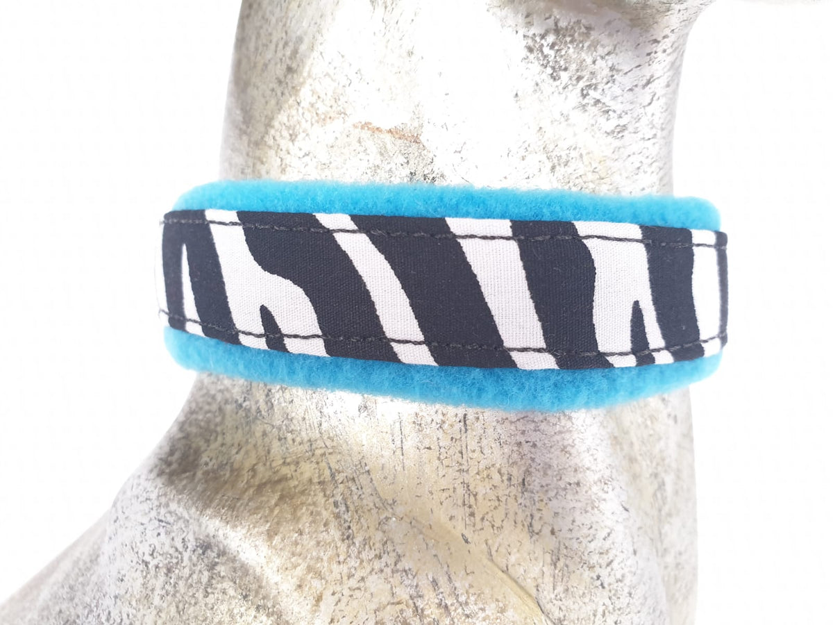 Zebra Luxury Dog Collar -2Posh2Pull